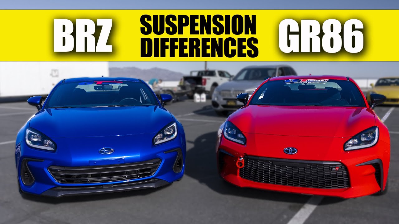 BRZ vs GR86: Suspension and Handling Differences - YouTube