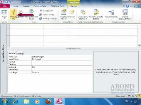 Using Access 2010 - Understanding Primary and Composite Keys - YouTube