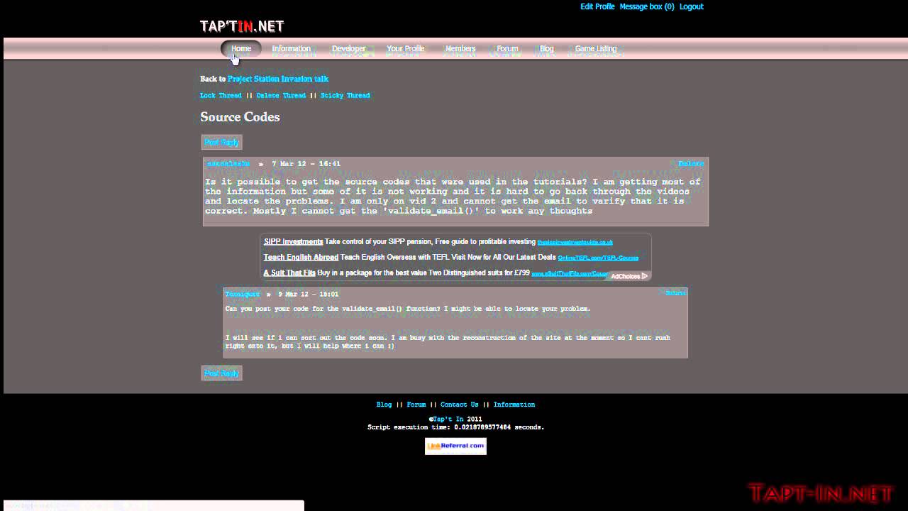 Php Jquery Mysql Browser Mmorpg Game Tutorial Project Station Invasion Important
