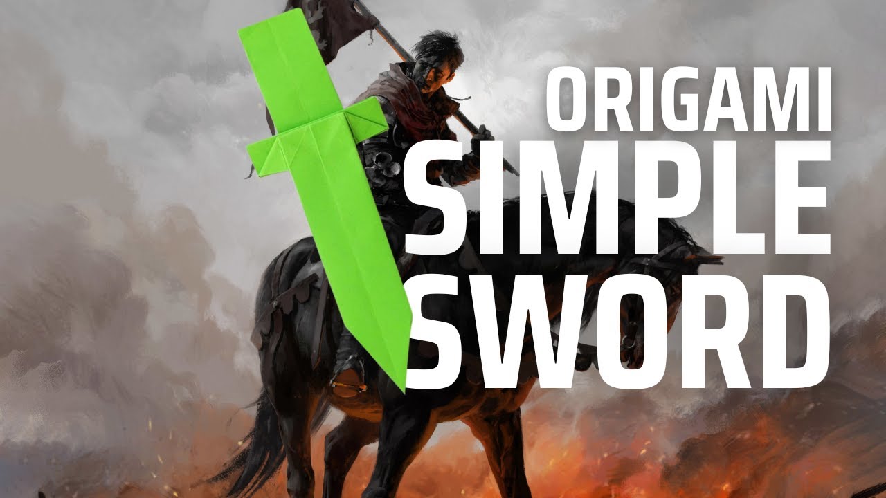 Easy Sword Origami Tutorial: Learn to Make a Sword with Simple Step ...