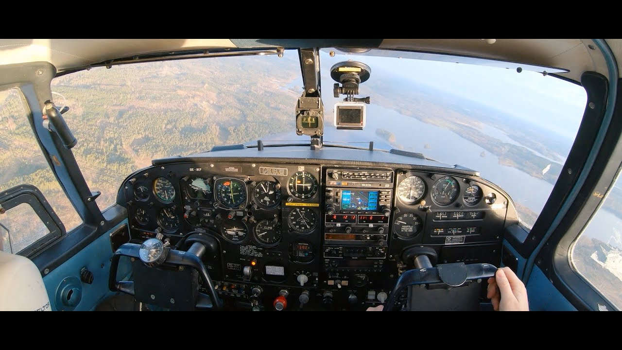 First flight in Piper Comanche after overhaul - YouTube