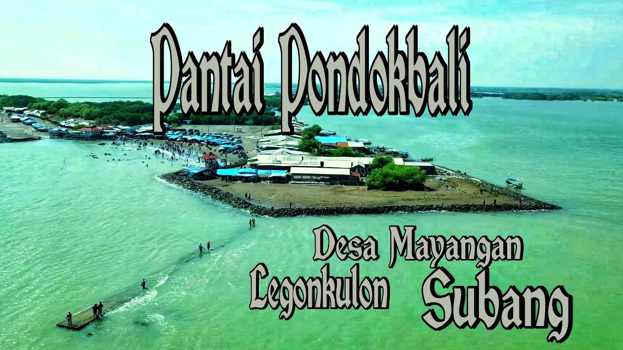 Pantai Pondok Bali Subang Agustus 2020 || drone view - YouTube