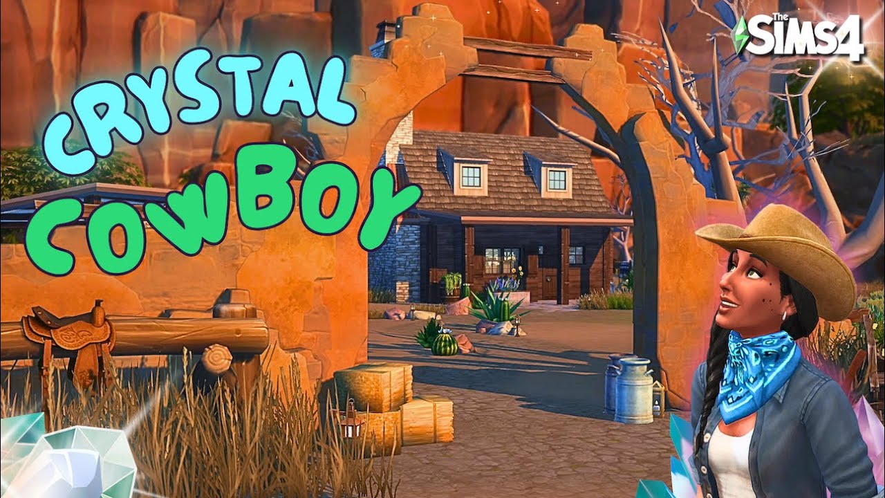 The Crystal Cowboy Ranch | Sims 4 Build | No CC - YouTube