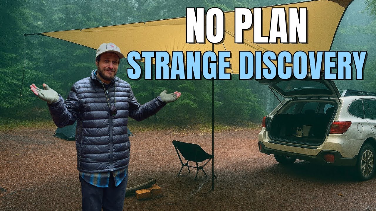 Camping Alone off a Random Forest Road with a Weird Surprise - YouTube