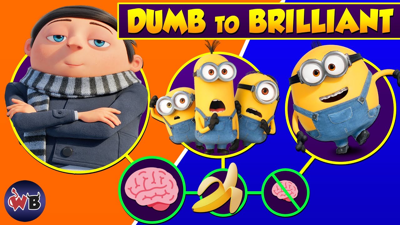 MINIONS 2: Rise of GRU Characters: Dumb to Brilliant 🧠🍌 - YouTube