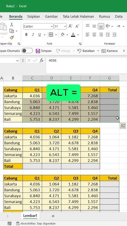 Sum Numbers In Excel In 3 Seconds Shortcutexcel Exceltips Youtube