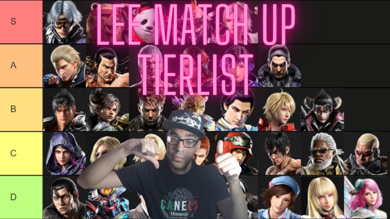 Tekken 8 Lee Chaolan Match Up Tier List! - YouTube