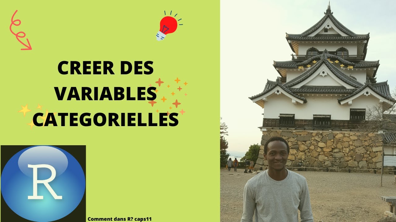 Creer une Variable qualitative avec Factor() dans R| Comment dans R?| Tuto intermediaire|caps11 ...
