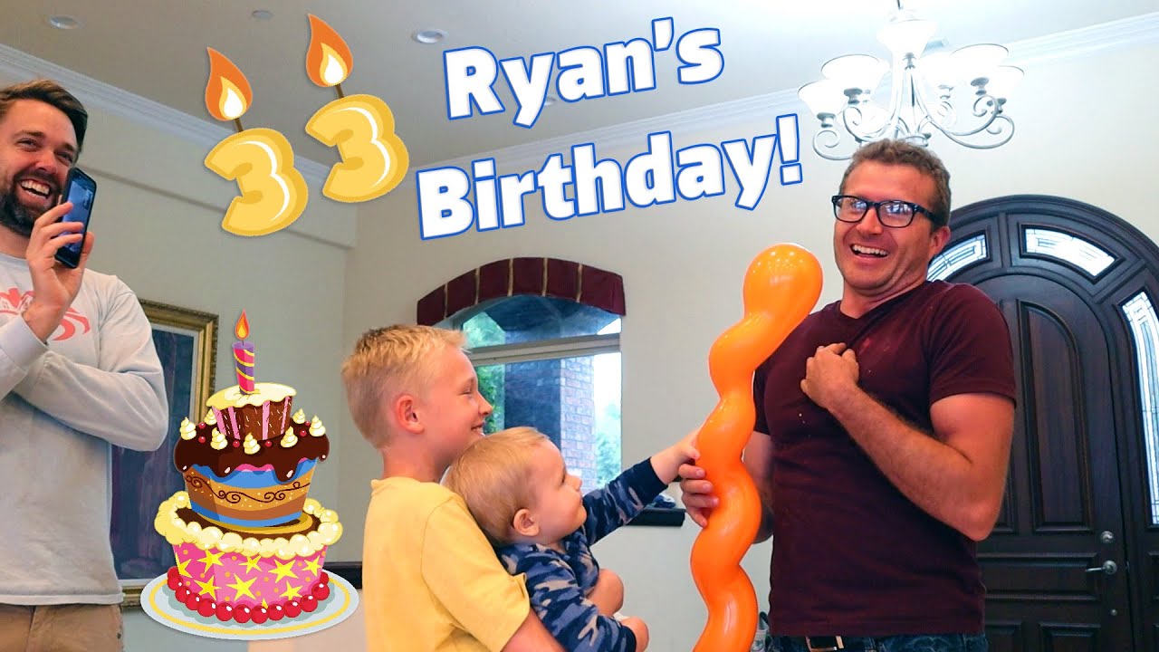 Ryan's Surprise Birthday Party! - YouTube