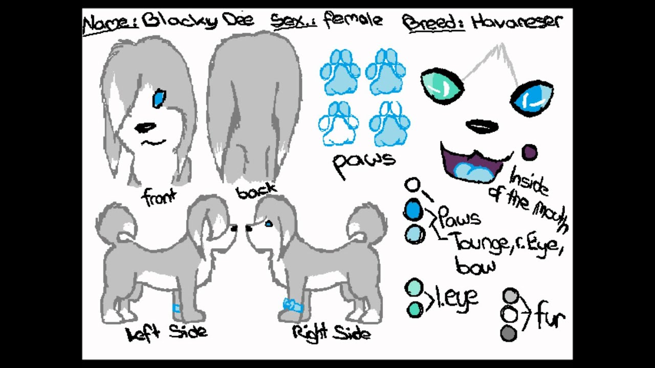 Blacky Ref Sheet (OLD) - YouTube