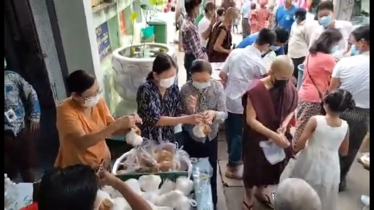 25 8 22 သရက်တောကျောင်းတိုက် သဘာဝတရားရိပ်သာ၌ နေ့လယ်ပိုင်း ထမင်း ဟင်း