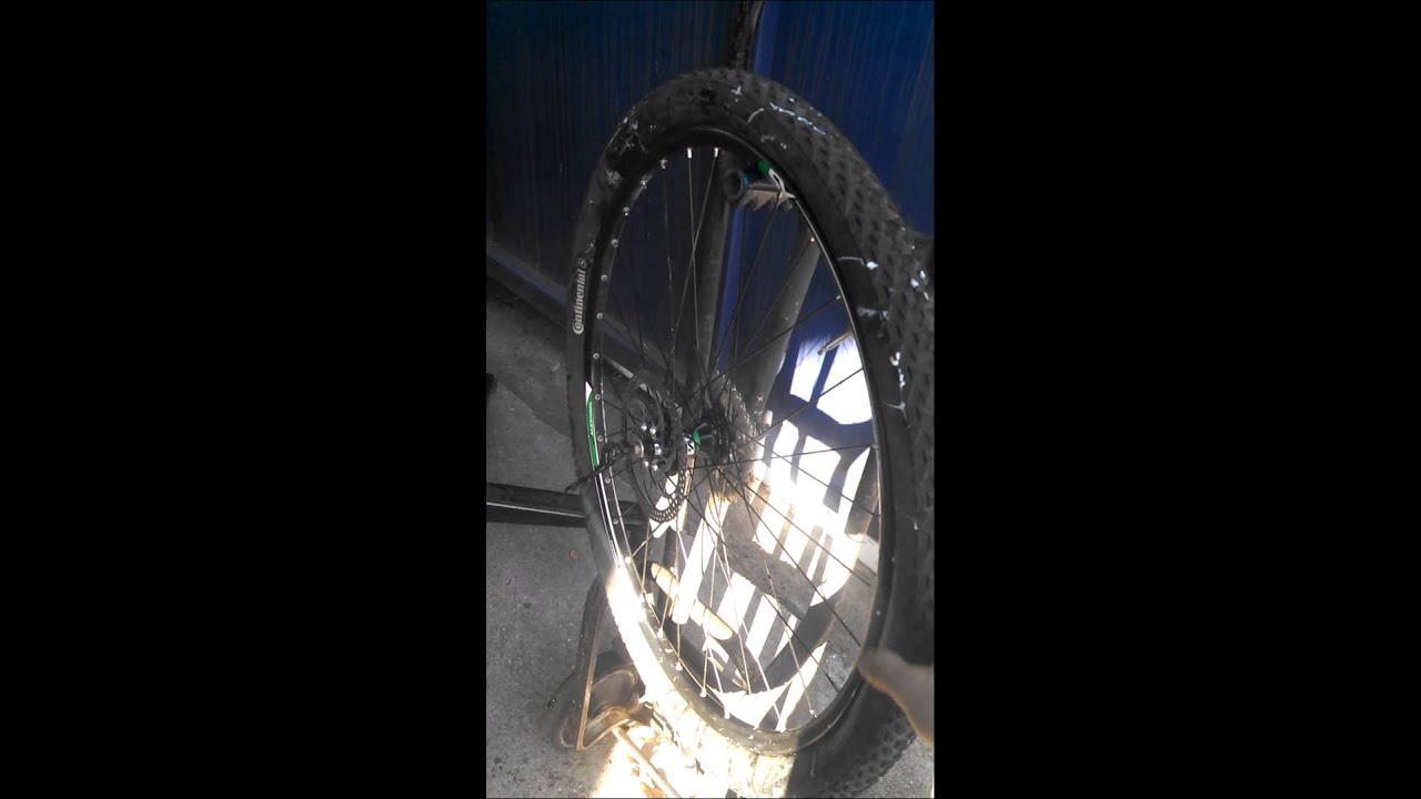 Loose tire on rim - YouTube