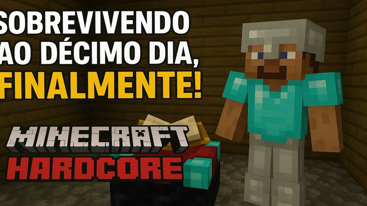 Minecraft Hardcore – Sobrevivendo ao Décimo Dia: Conseguimos a Mesa de ...
