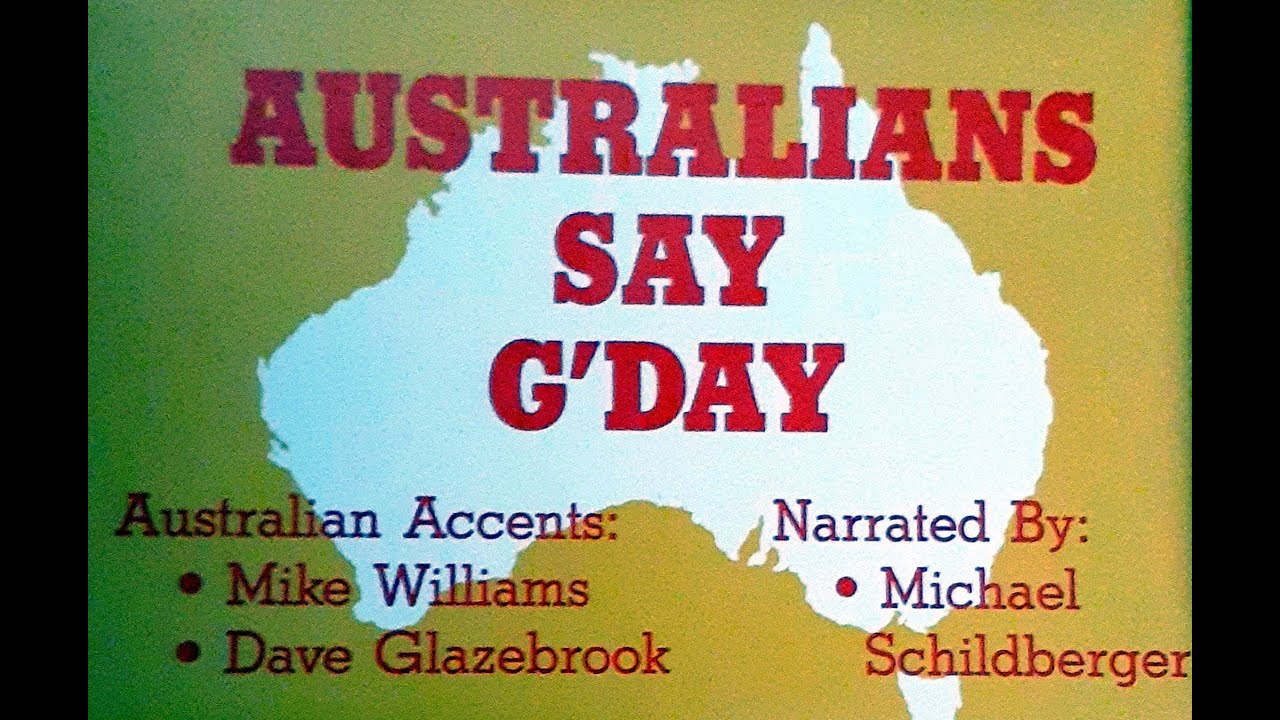 Australians Say G'day. How to understand Australian Slang. - YouTube