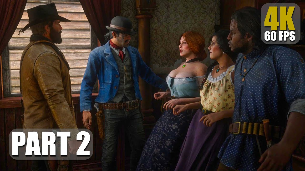Red Dead Redemption 2 Part 2 Gameplay Walkthrough [4k 60FPS] - No ...