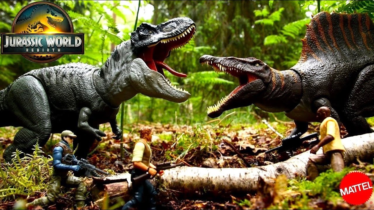 Power Devour Tyrannosaurus Rex Jurassic World Rebirth T-Rex Mattel ...