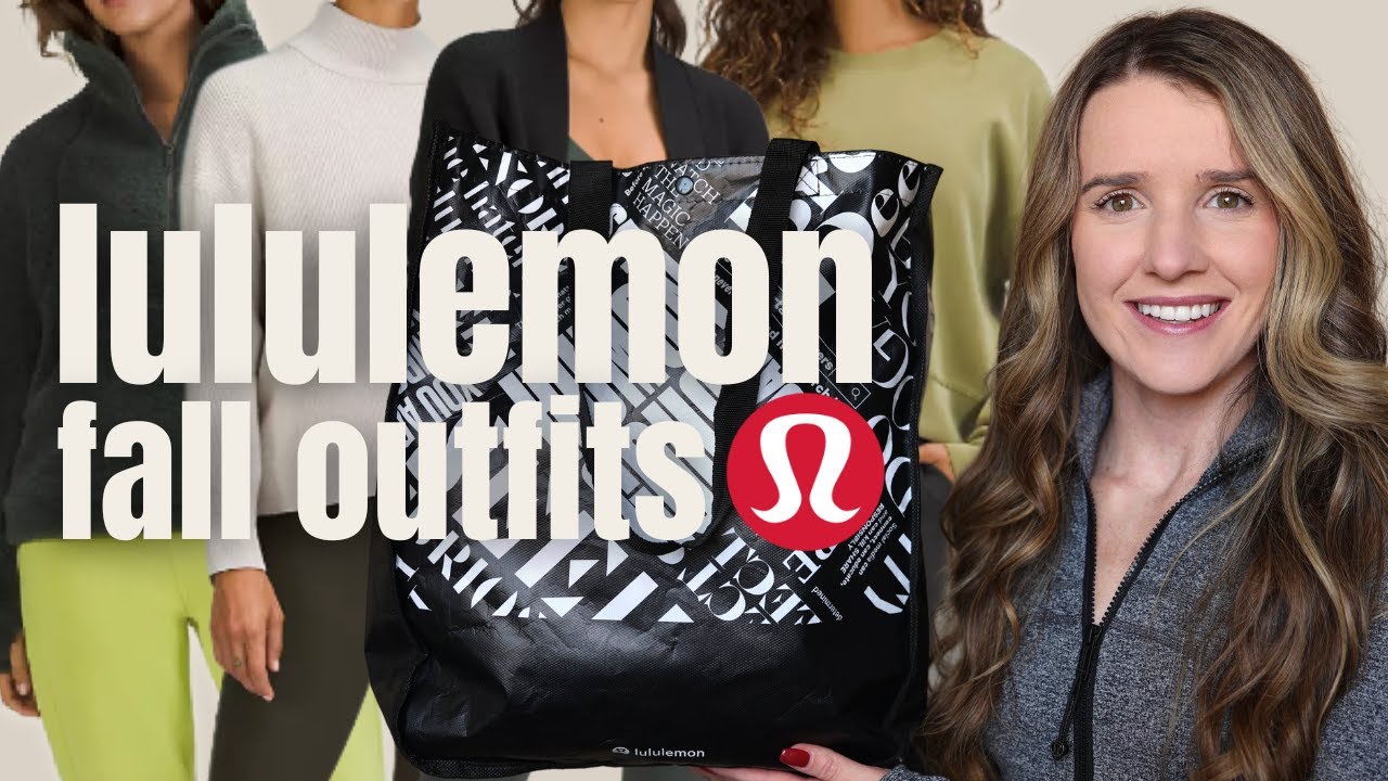 10 LULULEMON FALL OUTFIT IDEAS / styling belt bags, scubas, aligns ...