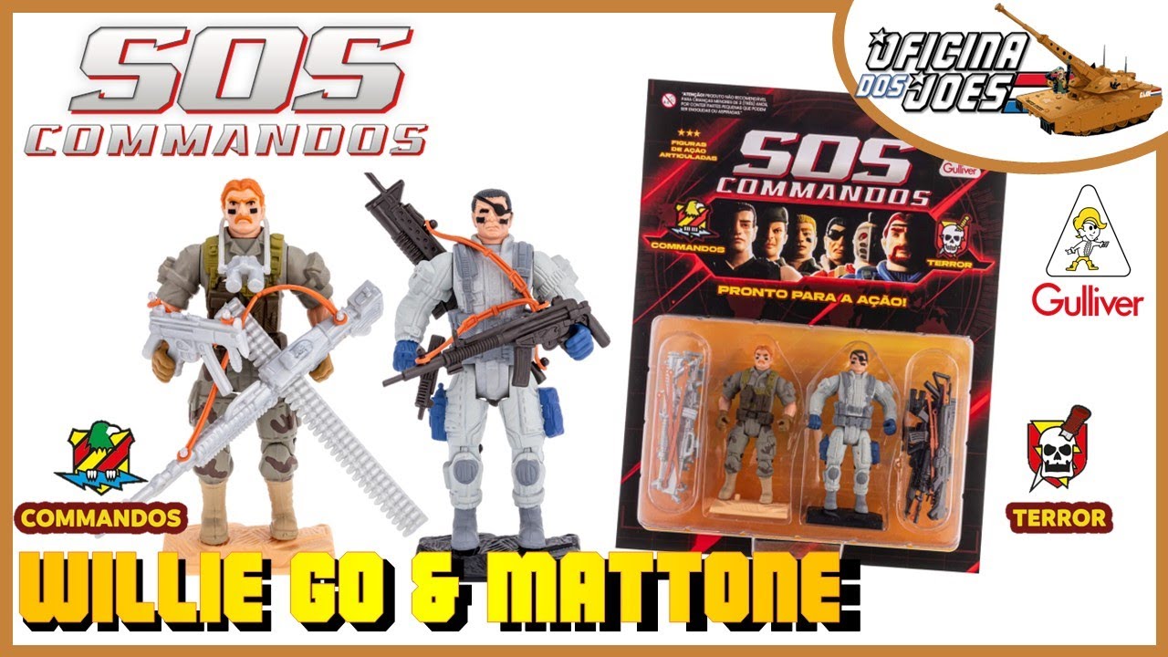 Willie Go & Mattone - SOS Commandos - Review PT/BR @oficinadosjoes ...
