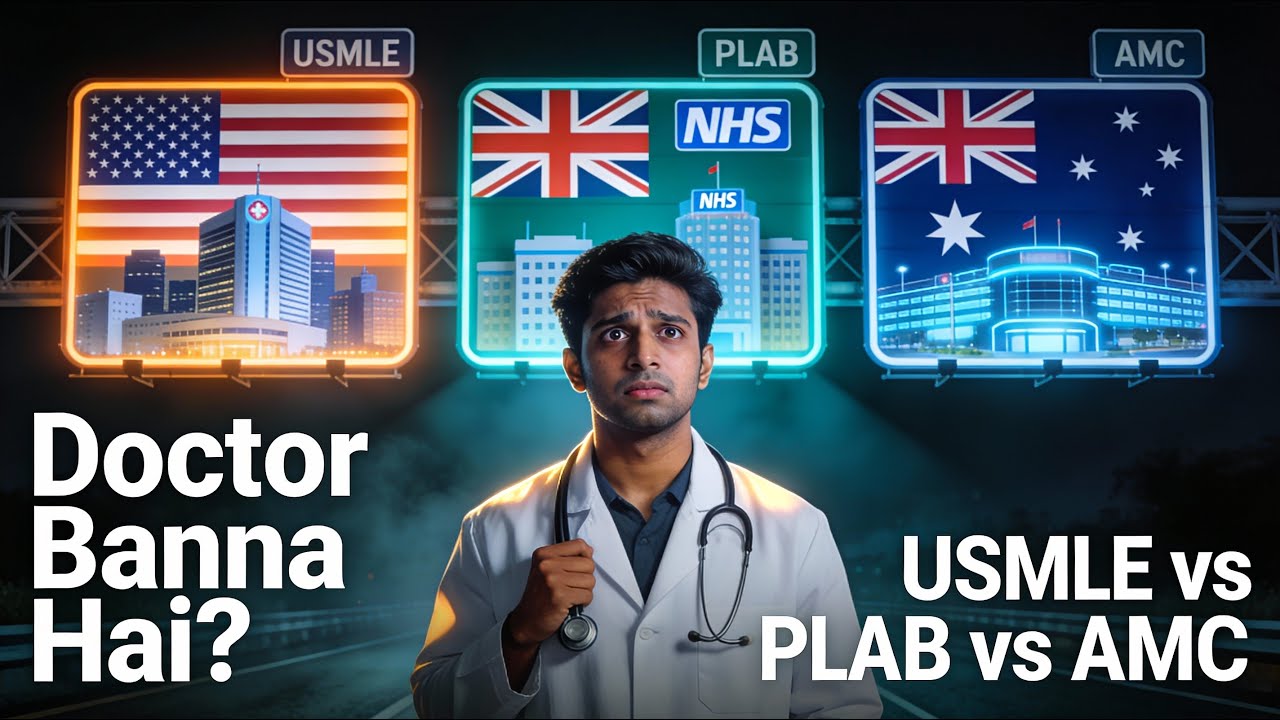 Doctor Banna Hai? USMLE vs PLAB vs AMC | Foreign Medical Exams ka REAL ...