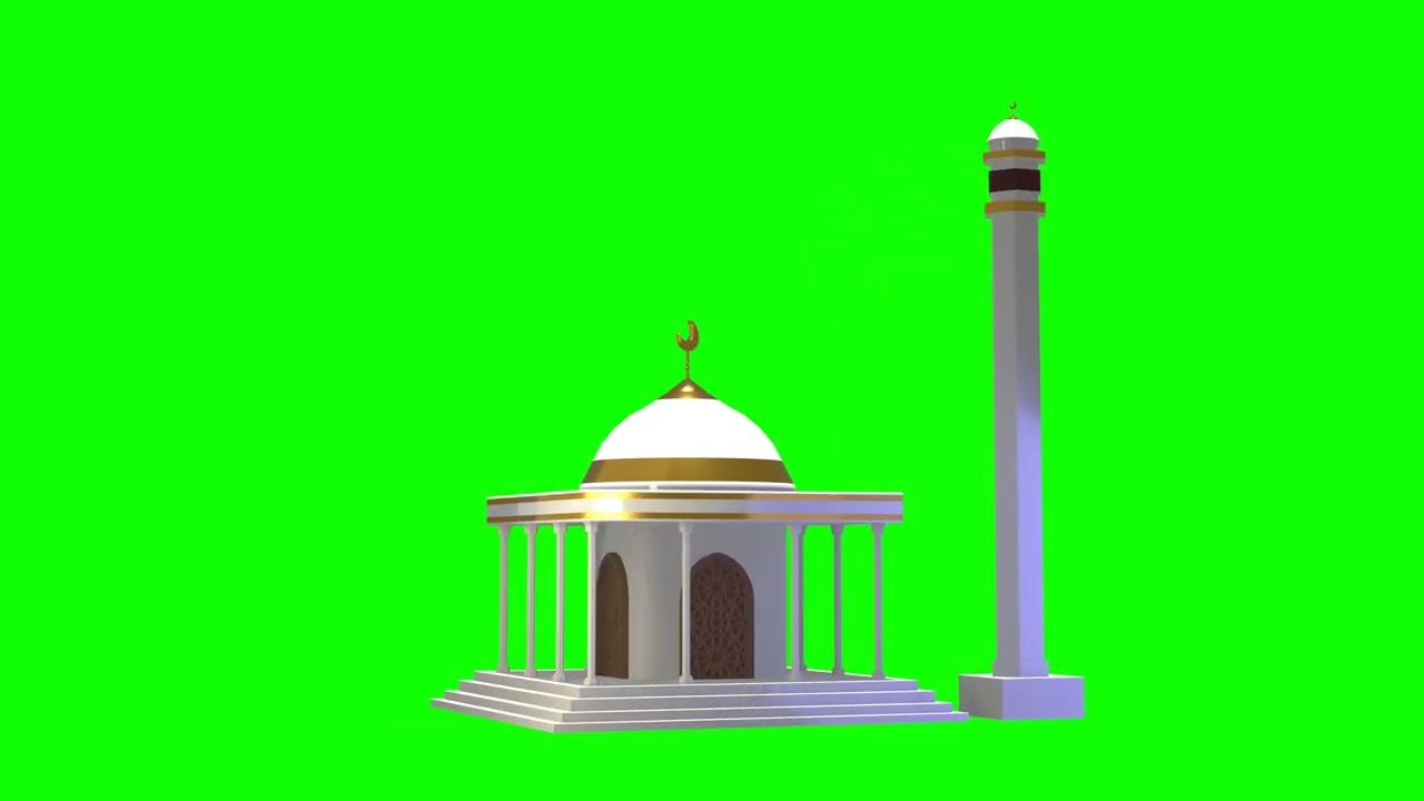 Islamic Mosque Green Screen - YouTube
