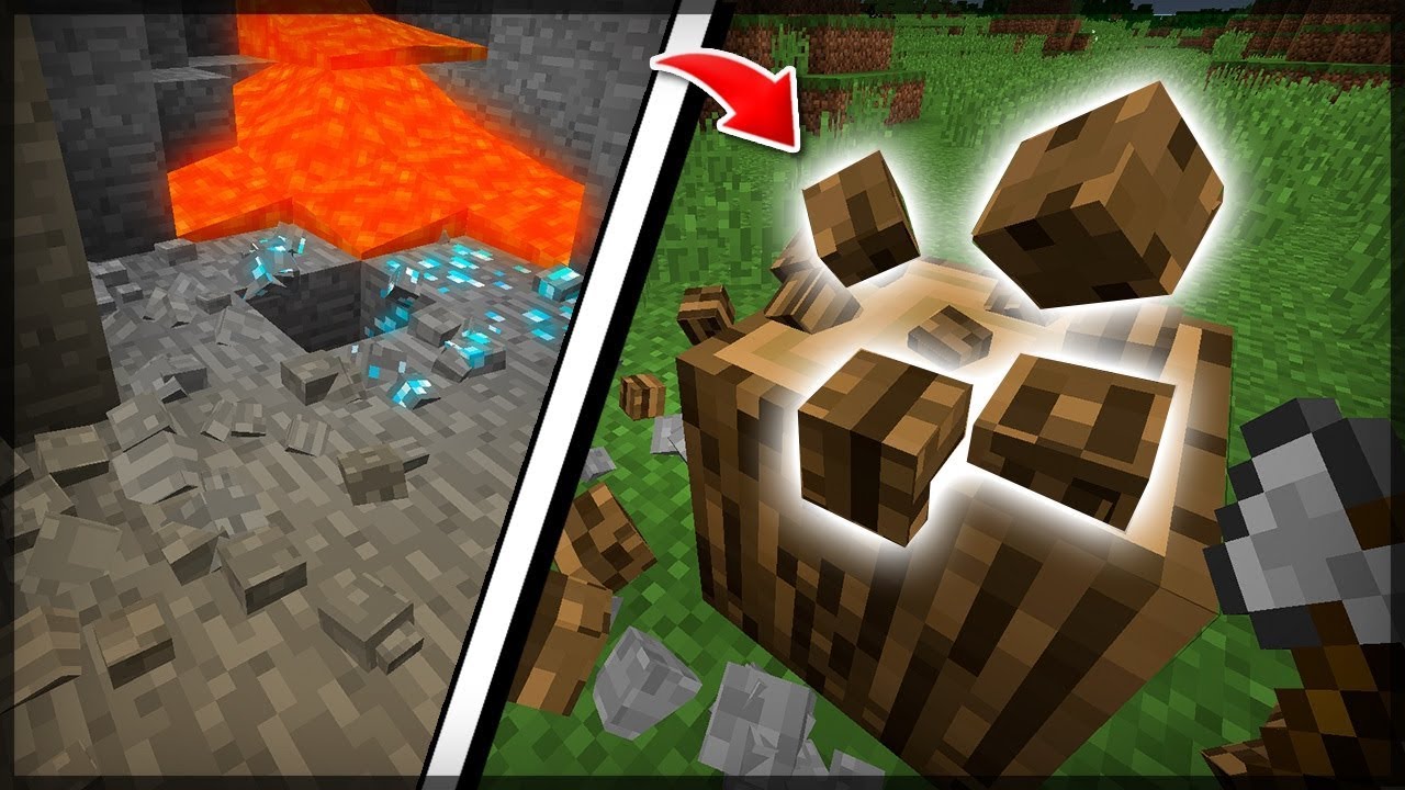 BLOCOS QUE QUEBRAM EM PEDAÇOS! - Block Particles - Minecraft Mods - YouTube