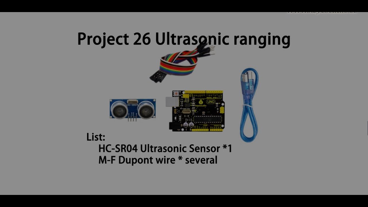 Super kit: Ultrasonic Ranging - YouTube