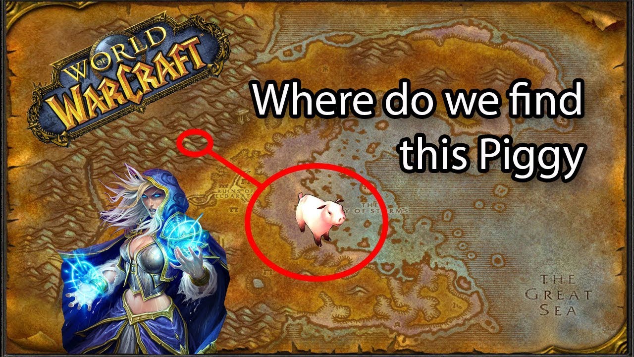 World of Warcraft Secret Location - Azshara(Mage Polymorph-Pig) - YouTube