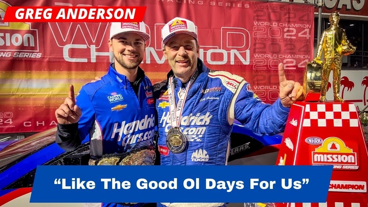 Greg Anderson is a six time Pro Stock Champion! - YouTube