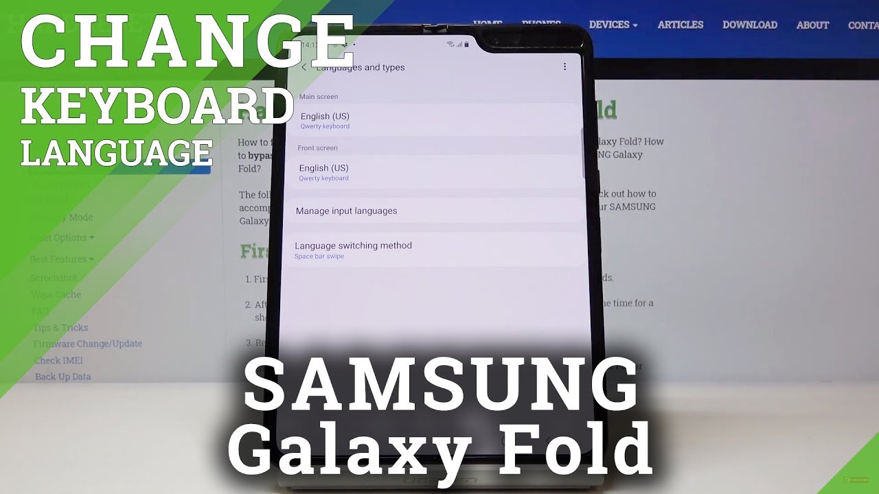 How to Change Keyboard Language in Samsung Galaxy Fold – Adjust ...