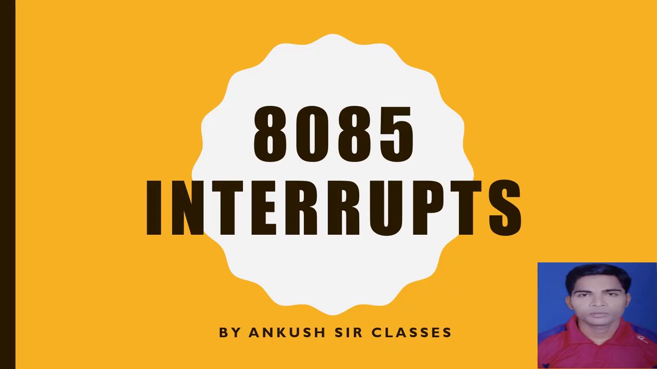 8085 Interrupts Youtube