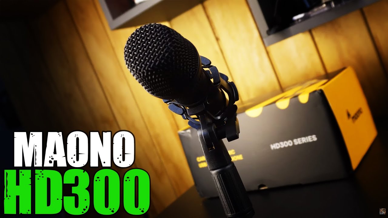 Todo sobre el microfono Maono HD300! - Calidad/precio - YouTube