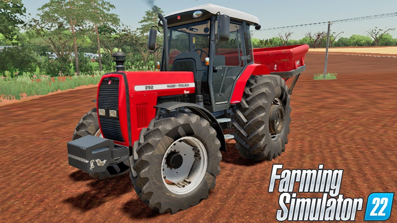 SEMEANDO CAPIM PARA FAZER FENO || SANTO INÁCIO || FARMING SIMULATOR 22 ...