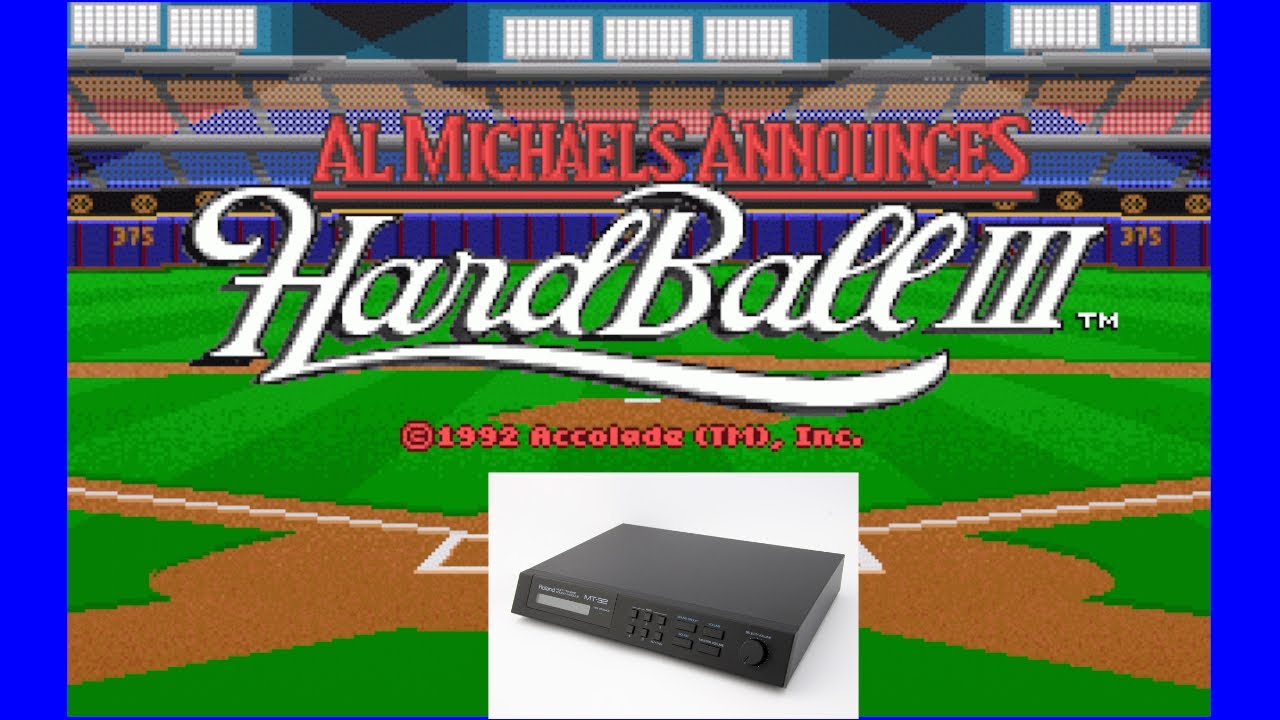 HardBall III [MS DOS] Some Music on Roland MT-32 - YouTube