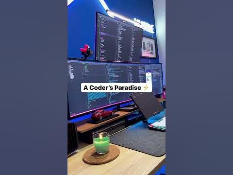 A coder’s paradise #coder #programming #setup #gadgets #youtube #shorts #trendingshorts # ...