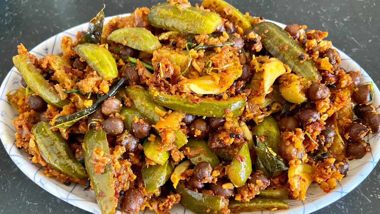 Kadle manoli authentic recipe | Mangalore style Black chana and tendli ...