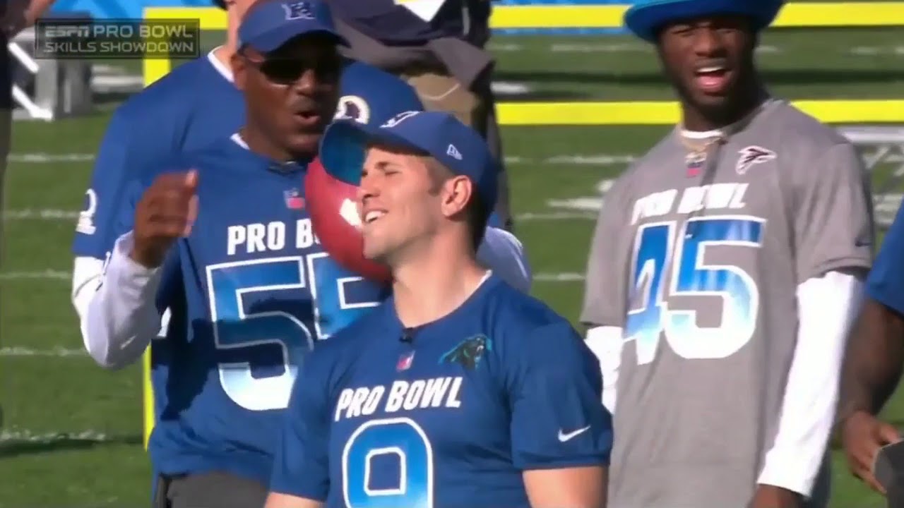 Graham Gano Wins 1st Ever Kick-Tac-Toe Competition - YouTube