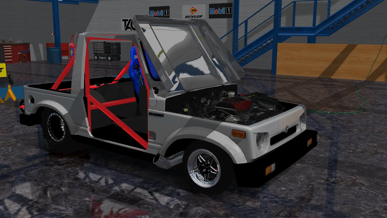Assetto Corsa Suzuki Samurai 4G63 Sand Drag - YouTube