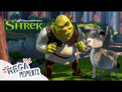 Shrek Meets Donkey! 🧇 | Shrek | Extended Preview | Movie Moments | Mega Moments