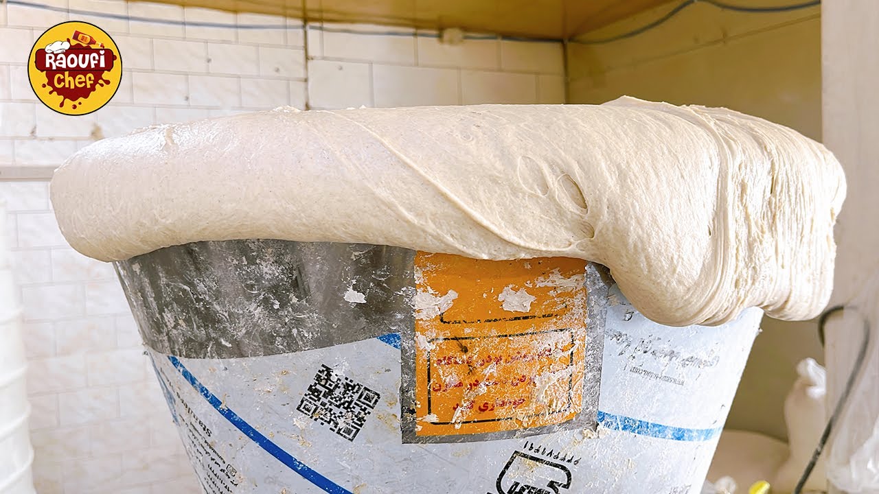 Dough overflowing from the tank due to yeast - YouTube