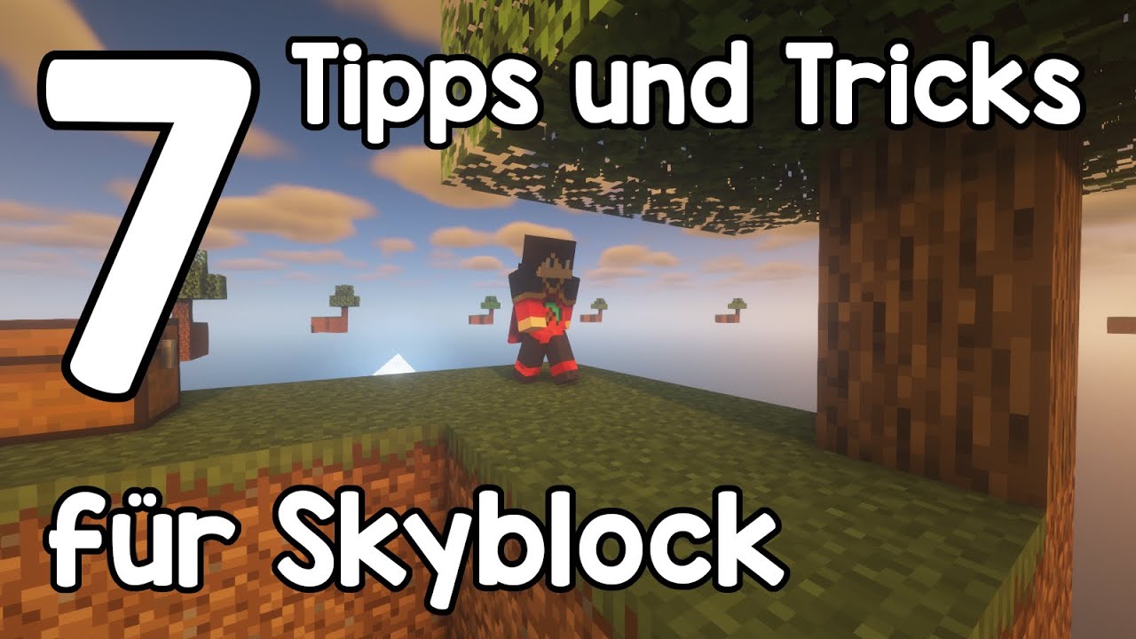 7 Tipps und Tricks für Skyblock - YouTube