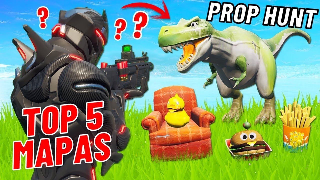 TOP 5 MAPAS DE PROP HUNT💥-MODO CREATIVO +Códigos de los mapas ...