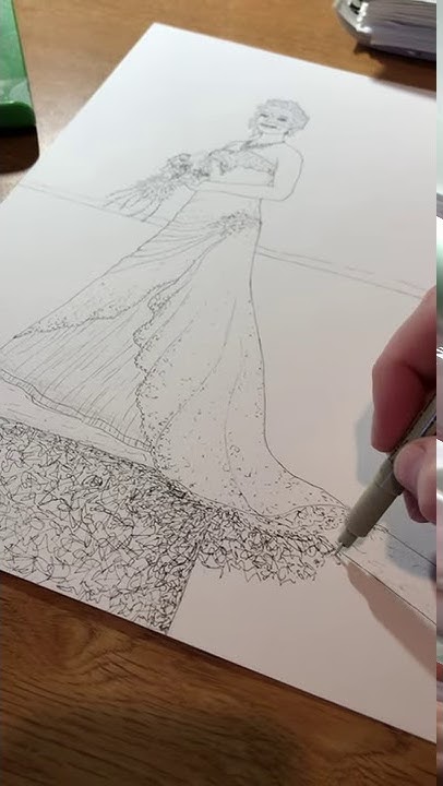 Implied texture: pen drawing - YouTube