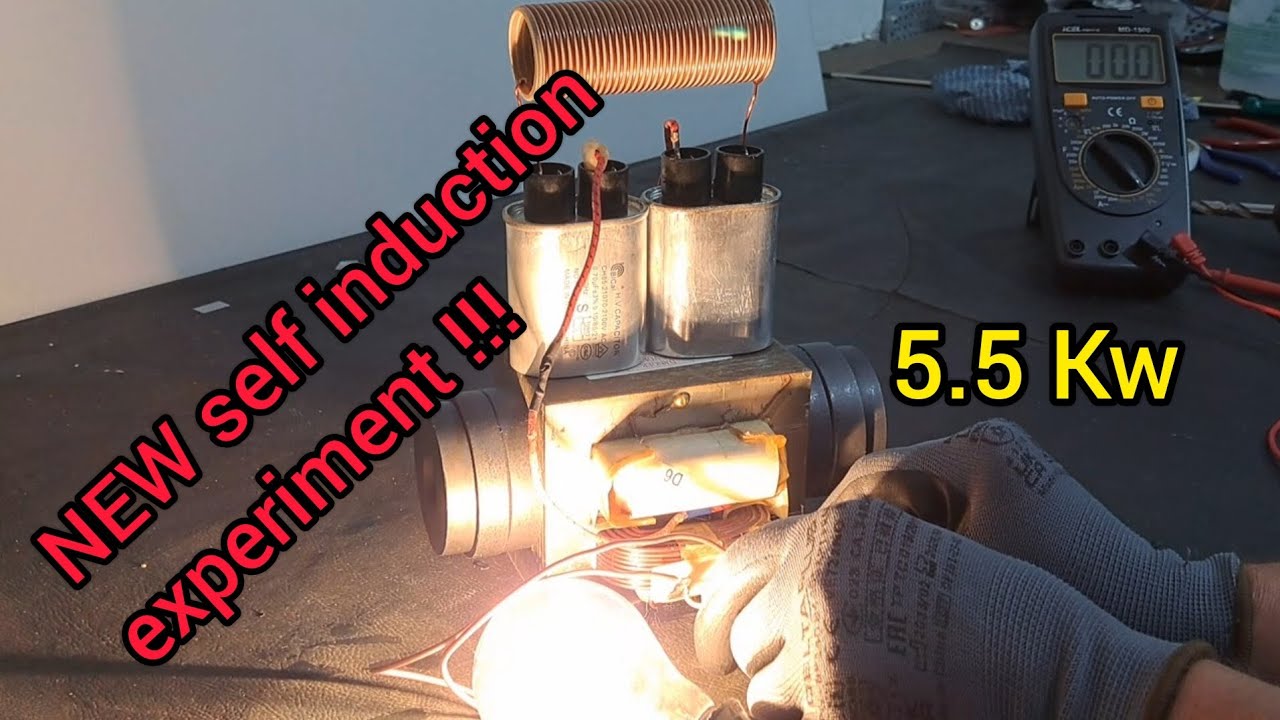 Free energy experiment - self induction generator - YouTube
