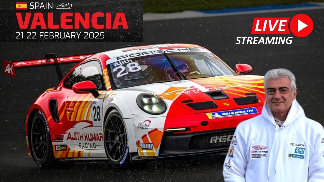Round 5 & 6 | Ajith Kumar Racing at Valencia | Porsche Sprint Challenge ...