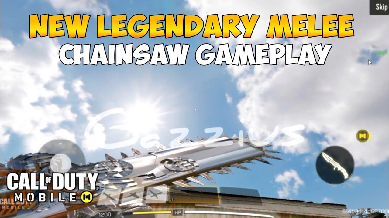 New legendary melee chainsaw season 9 codm leaks | CODM indonesia - YouTube
