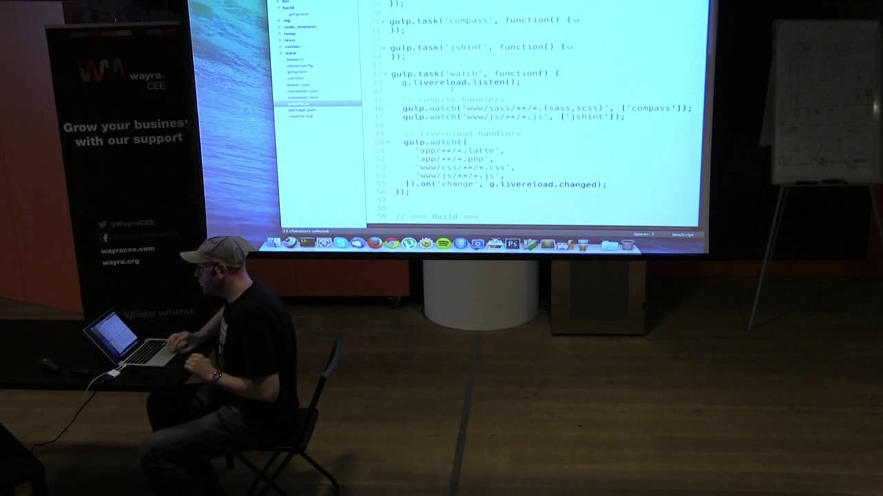 Igor Hlina: Gulp dev stack pro Nette - YouTube
