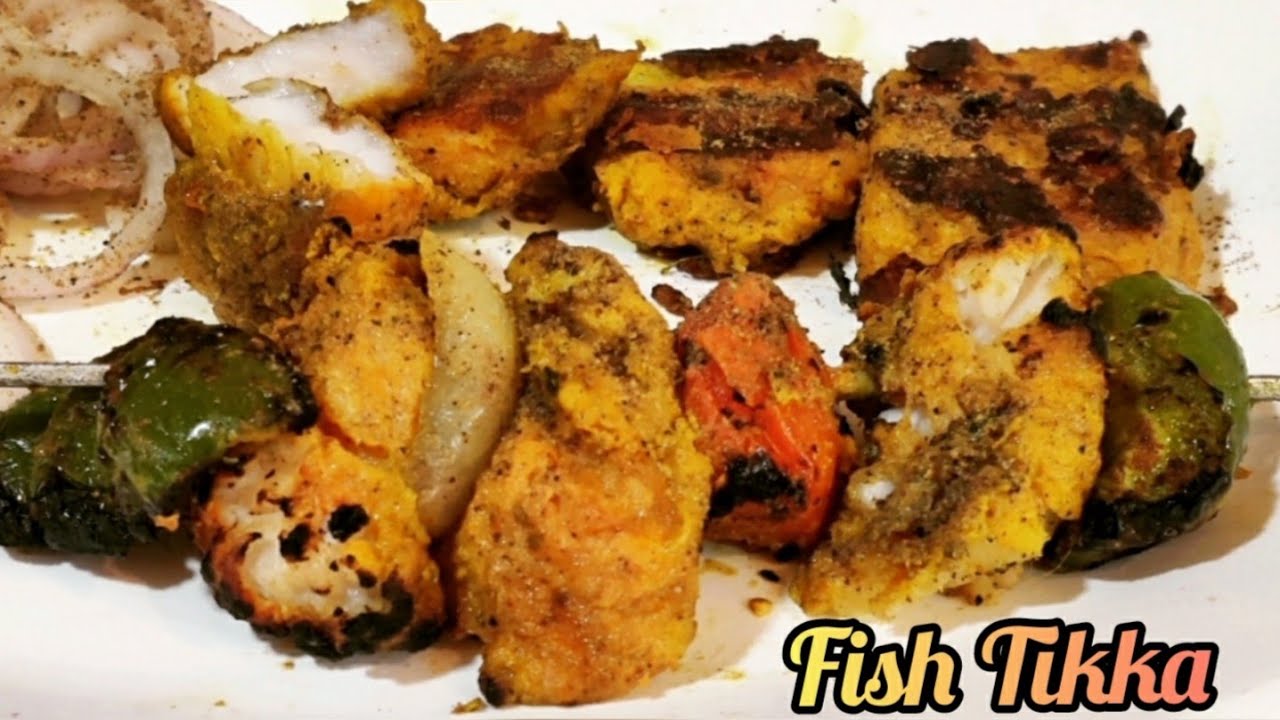 Fish Tikka Without Oven ||Restaurant Style Tandoori Fish Tikka at Home ...