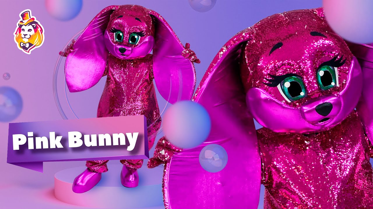 Pink Bunny Mascot Costume - YouTube