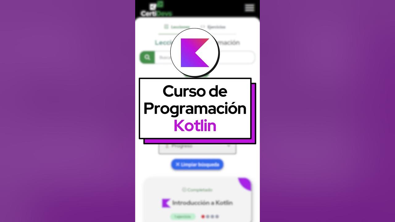 Curso de programación Kotlin programación funcional y orientada a objetos - YouTube