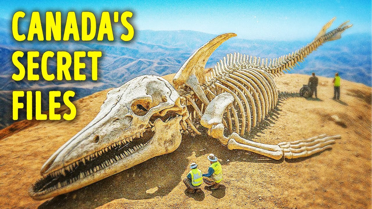 Sea Monster Fossil Discovered Miles Above Sea Level in Canada - YouTube